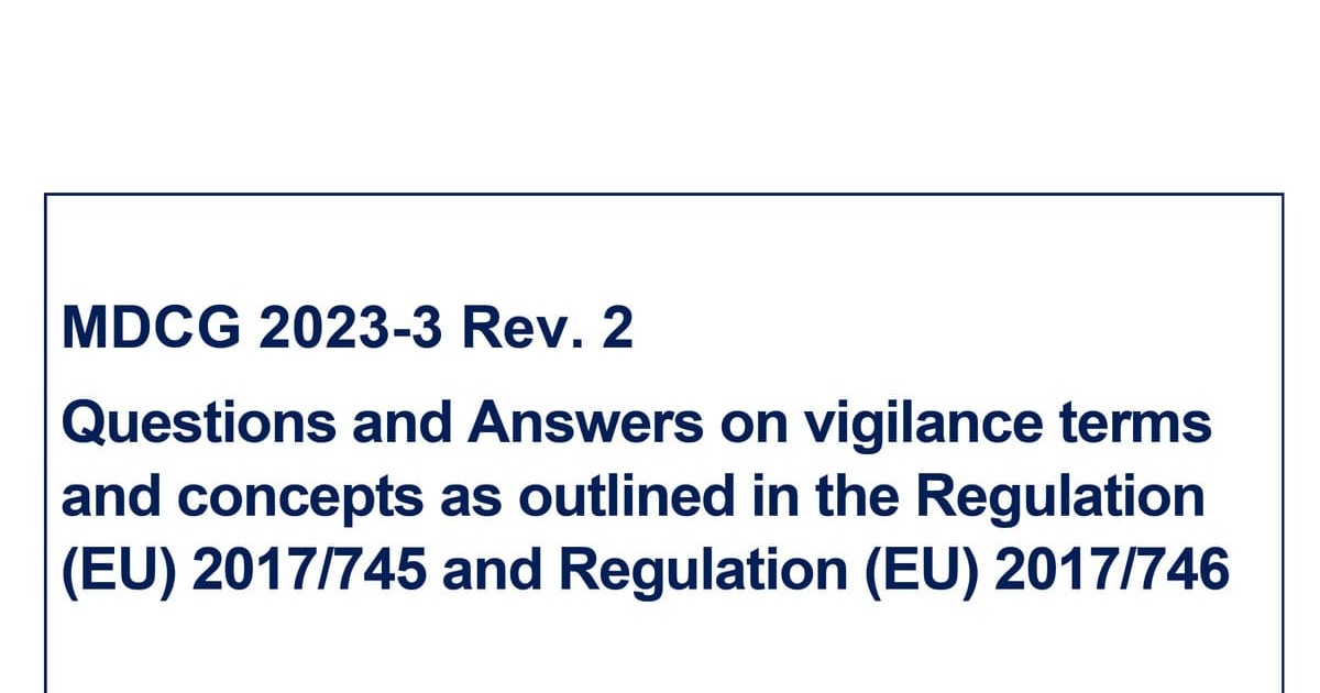 Évolutions clés du guide MDCG 2023-3 Rev.2 en 2025